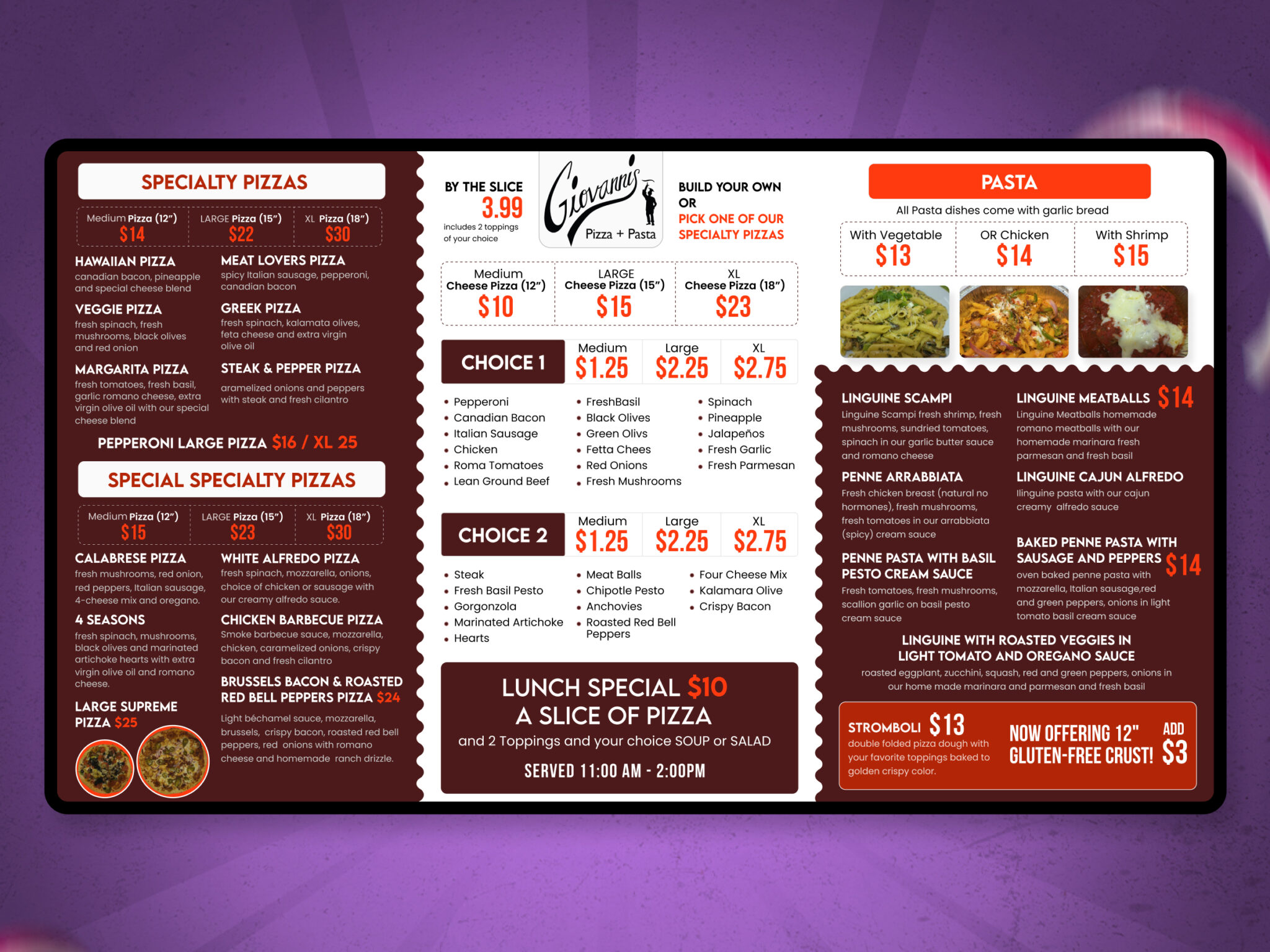 Giovannis Pizza Stand – Digital Lift